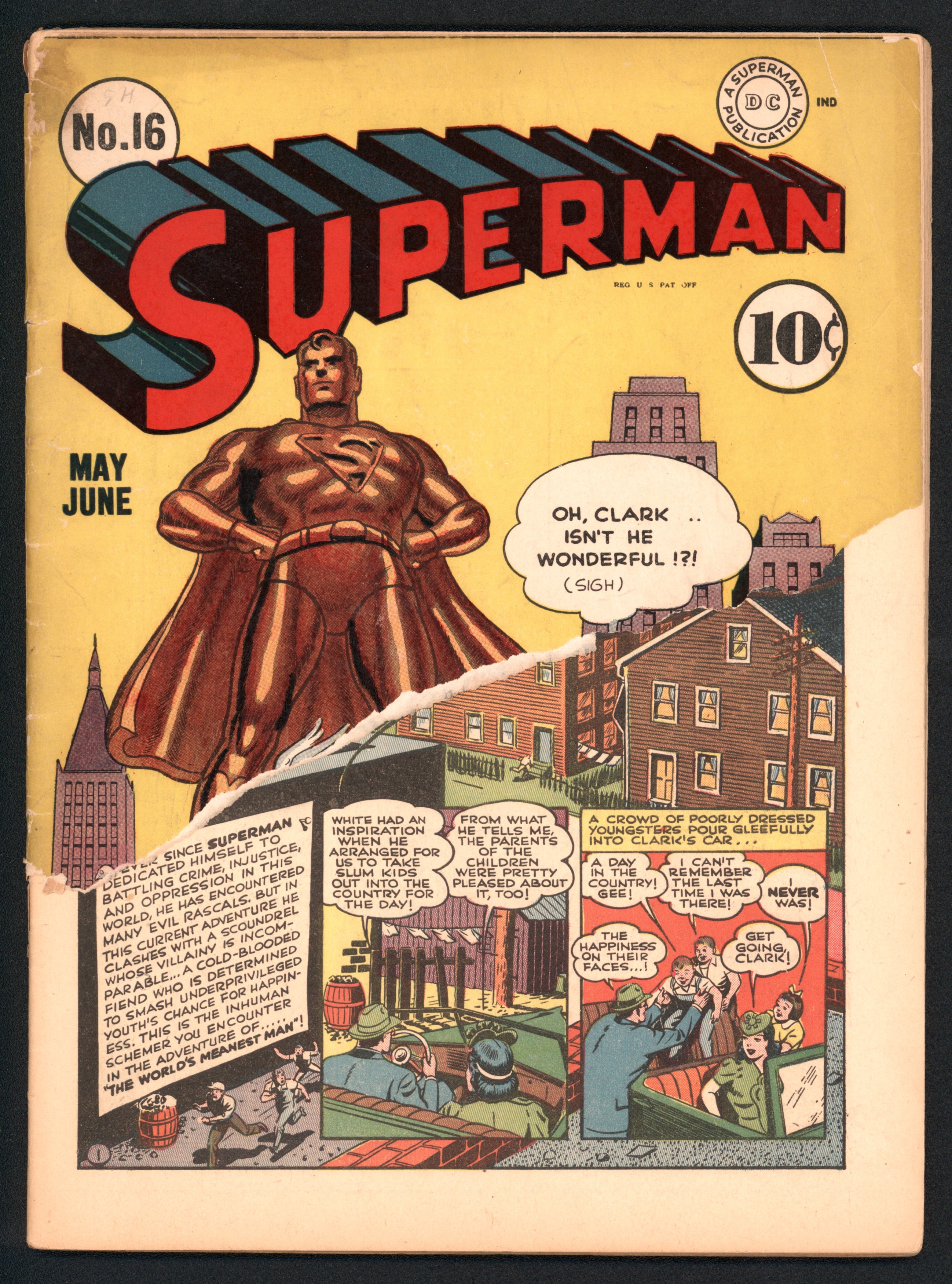 Superman (1939 1st Series DC) # 16 Raw