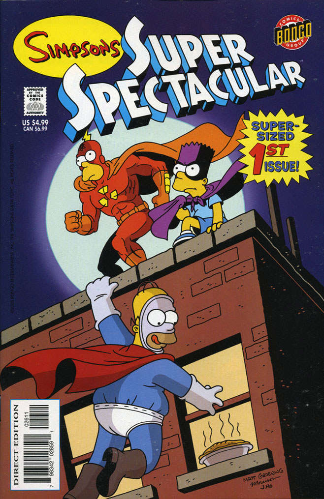 Simpsons Super Spectacular (2005 Bongo) # 1 Raw