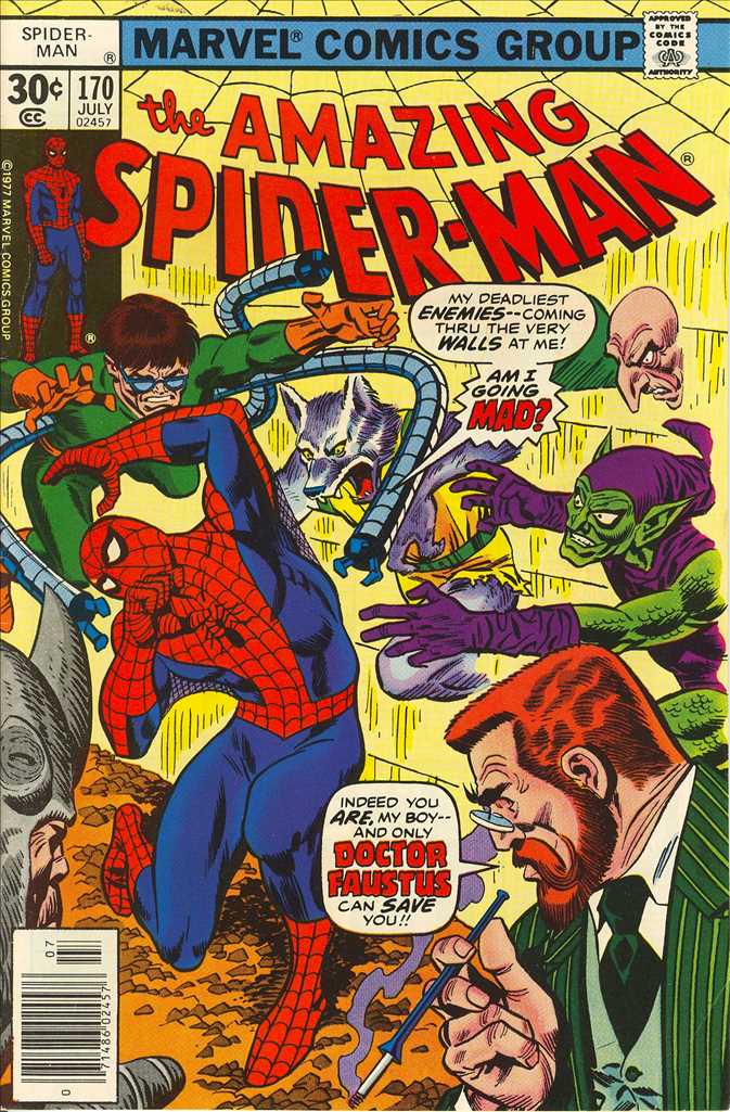 Amazing Spider-Man (1963 1st Series Marvel) #170 Raw