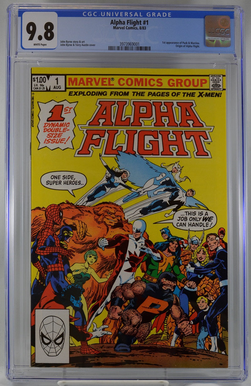 Alpha Flight (1983 1st Series Marvel) # 1 CGC