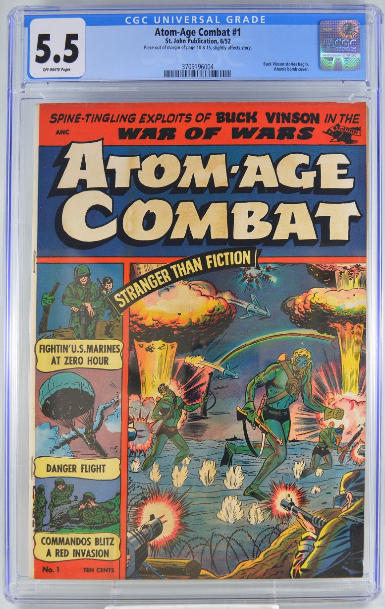 Atom-Age Combat (1952 St. John) # 1 CGC