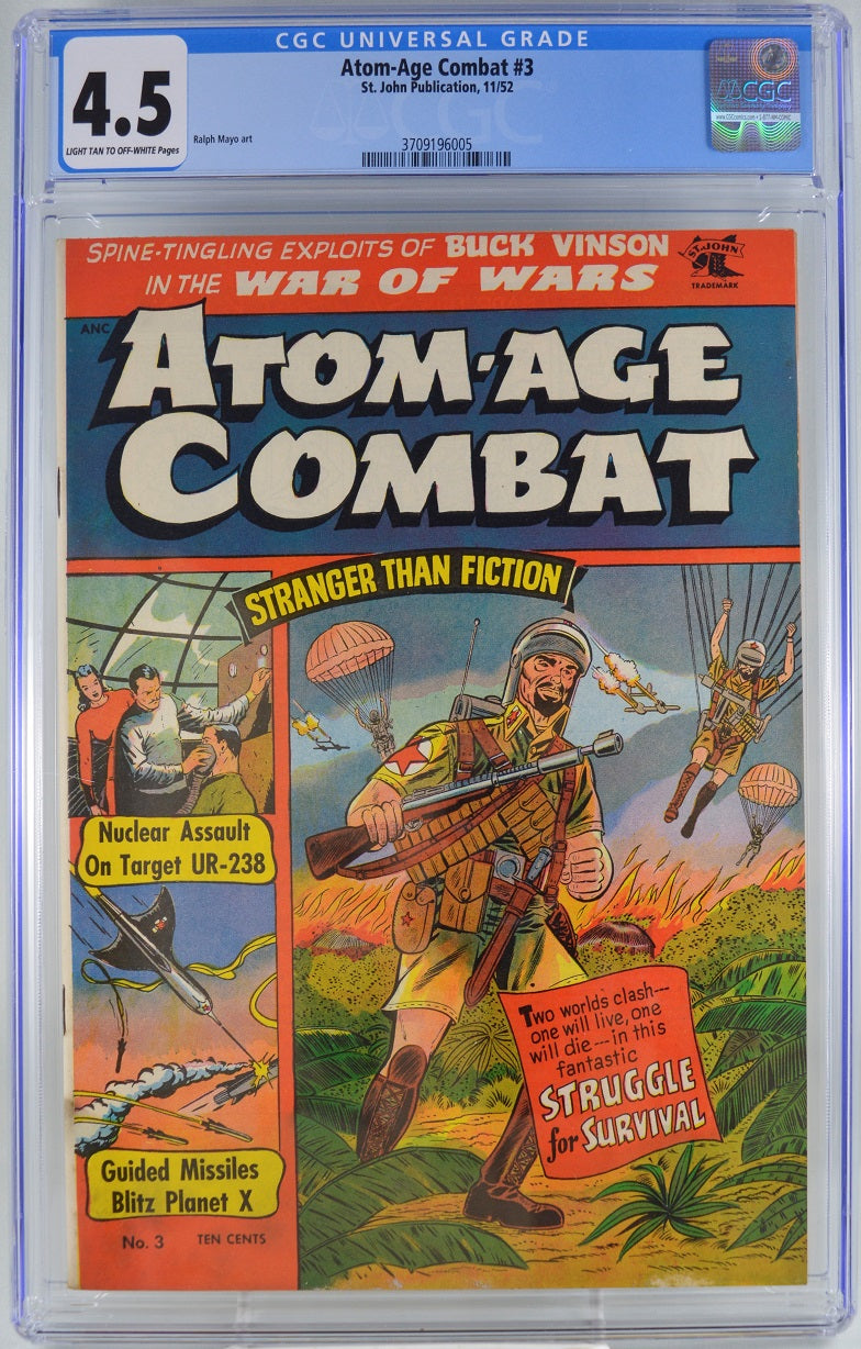 Atom-Age Combat (1952 St. John) # 3 CGC