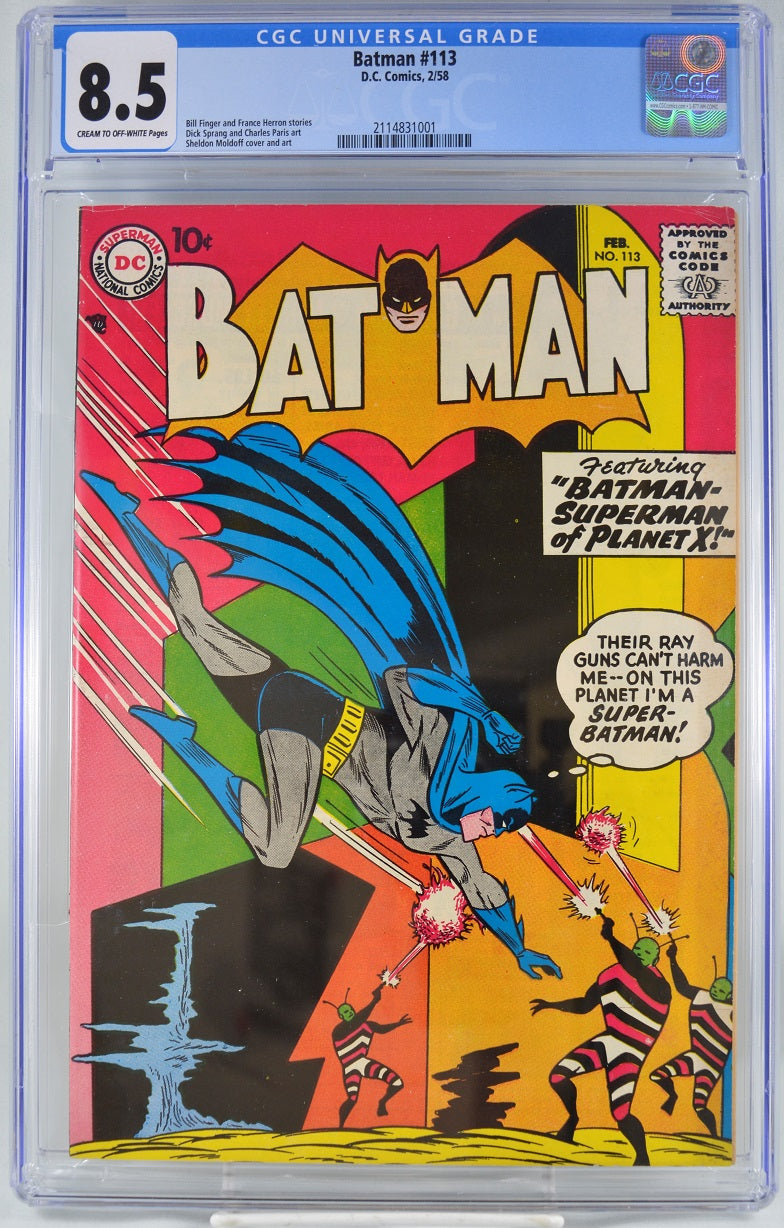 Batman (1940 1st Series DC) #113 CGC
