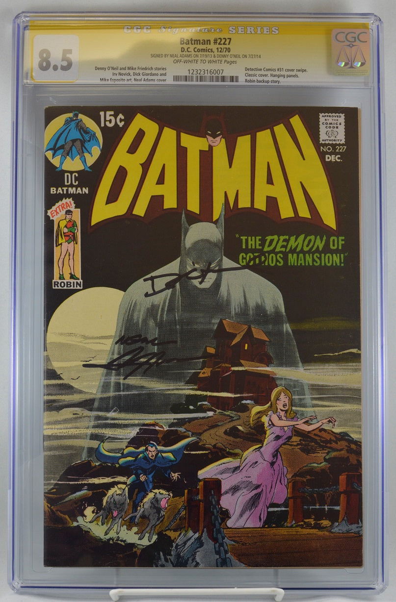 Batman (1940 1st Series DC) #227 CGC Signature Series